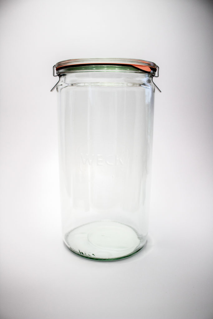 974 - 1 1/2 L Cylindrical Jar (Set of 2) - Weck Jars